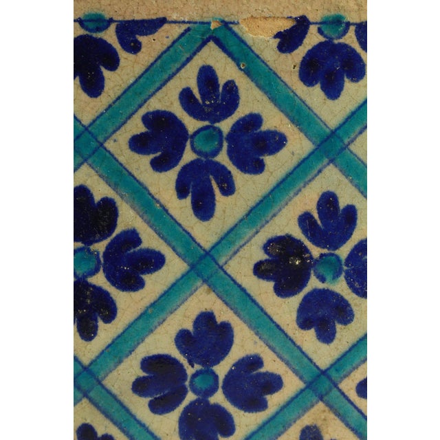 19th Century Mughal /Qajar Indo-Persian Blue & Turquoise Glaze Redware ...