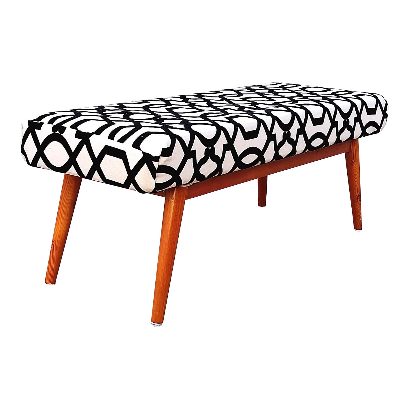 Mid 20th Century Vintage Mid-Century Modern Contemporary Patterned ...