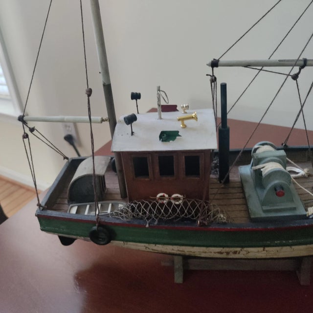 19th Century Vintage Wooden Cabin Cruiser | Chairish