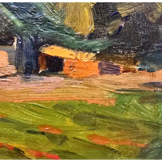 Minas Avetisyan- Red Roof Top Farm House in an Armenian Landscape-Oil ...