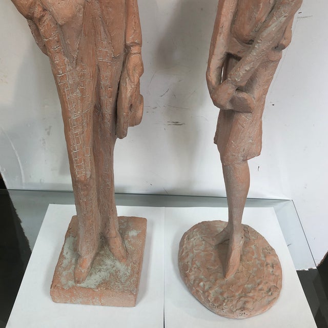 Austin Productions Man and Woman Statues - Set of 2 | Chairish