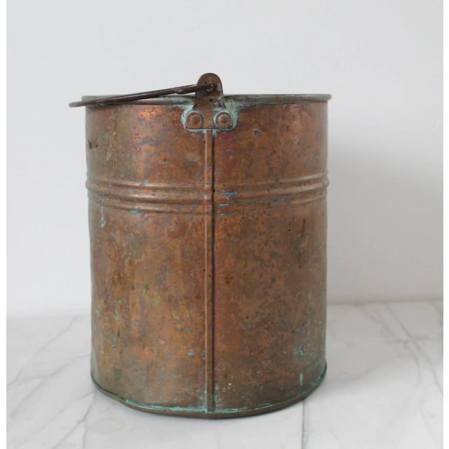 Antique Copper Pail / Bucket | Chairish