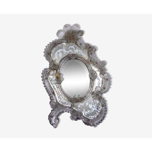 Early 20th Century Venetian Table Mirror | Chairish