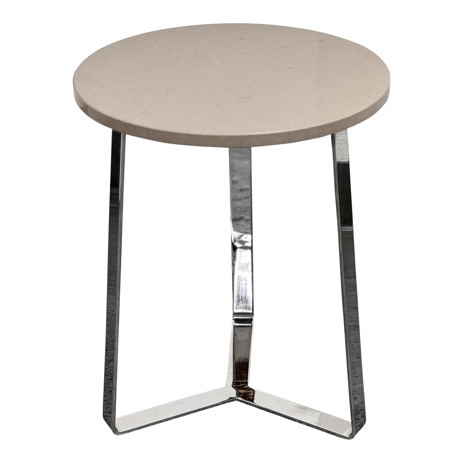 Custom Ultra Modern Chic Side Table | Chairish