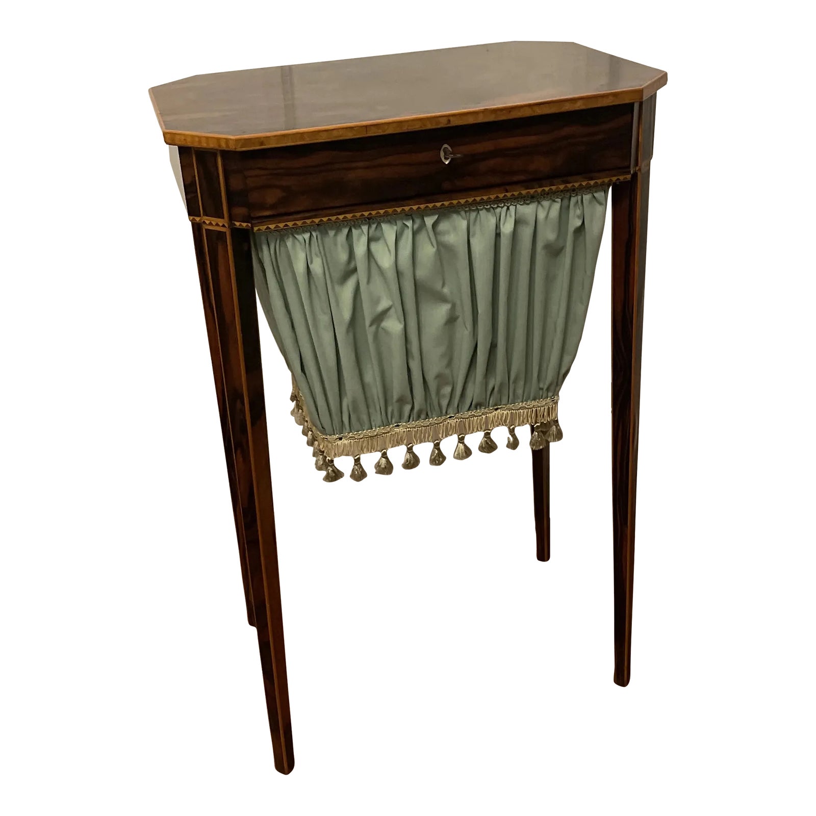 Late 18th Century Fine Satinwood Inlaid Hepplewhite Work Table | Chairish