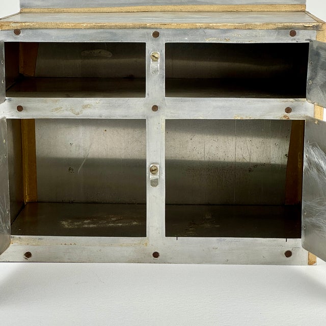 Vintage Salesman Sample Icebox Made of Tin | Chairish