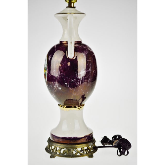 Victorian Limoges Ulrich Style Porcelain Table Lamp | Chairish