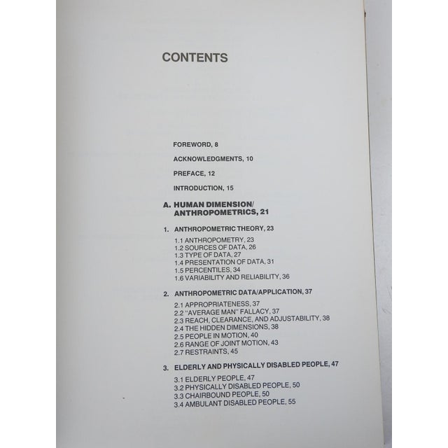 Human Dimension and Interior Space a Source Book of Design Reference ...