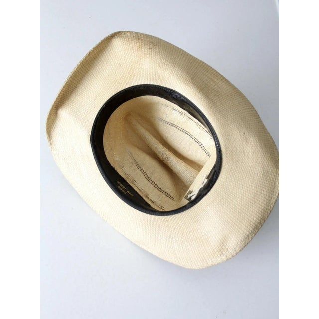 Vintage Rockmount Distressed Cowboy Hat | Chairish