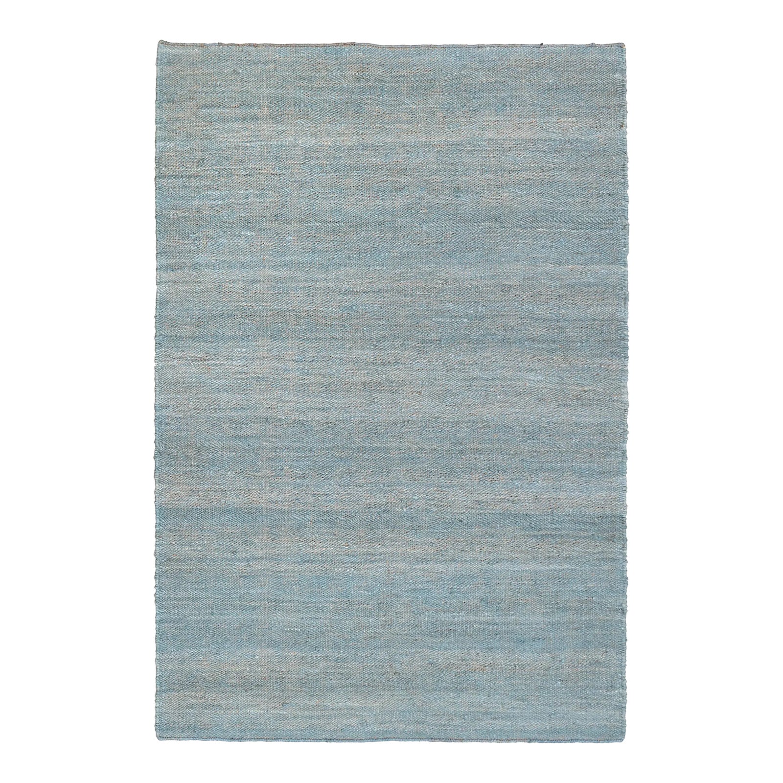 Light Blue Solid Handwoven Premium Natural Jute Yarn Flatweave Rug 5x8 ...