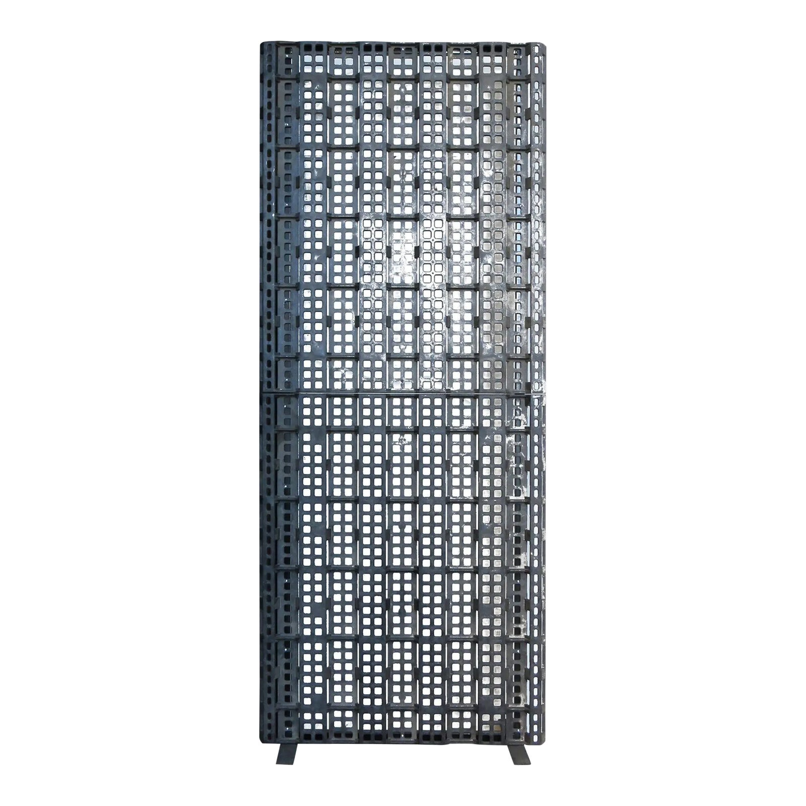 1990s Post Modern Resin Composite Industrial Loft Screen Wall Divider ...