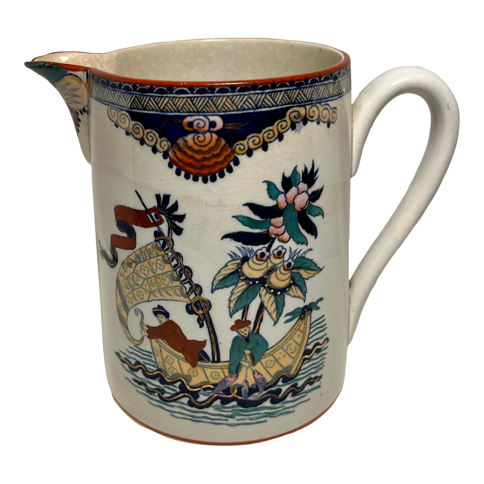 Utzschneider & Cie, Circa 1894-1920 Antique Pitcher, Made in Germany ...