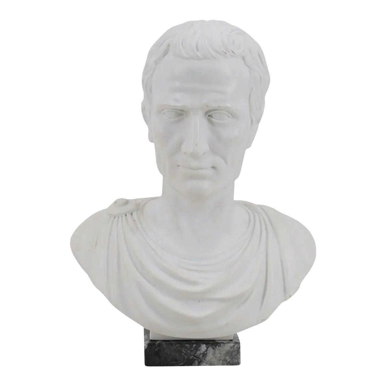 Julius Caesar Bust Sculpture by A.Santini | Chairish