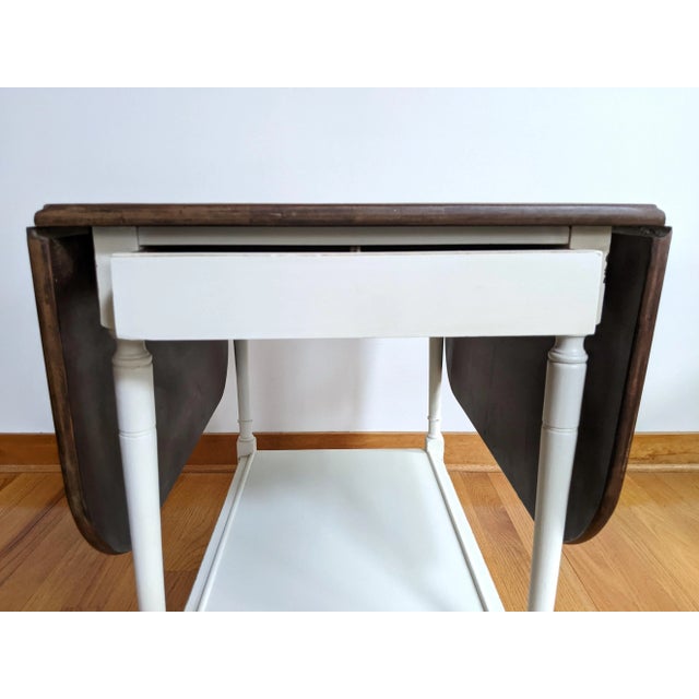 Rustic Drop Leaf Table | Chairish