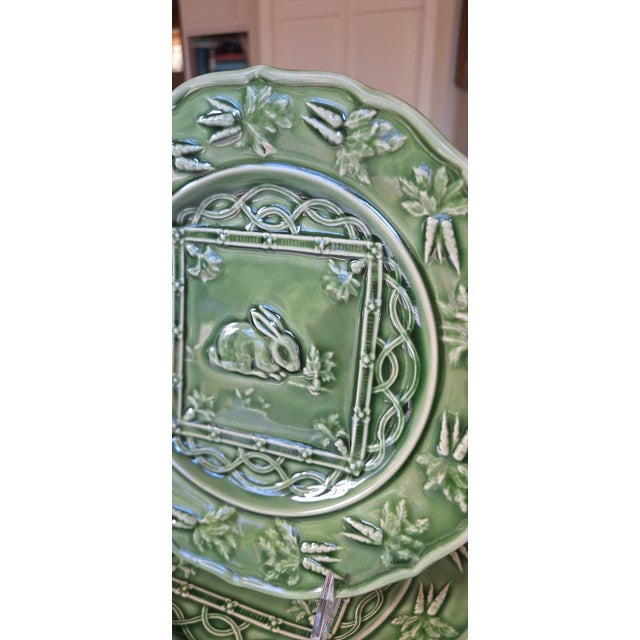 Bordallo Pinheiro Briar Patch Rabbit Salad Plate - Two Available | Chairish