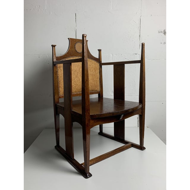 Arts and Crafts William Birch Chair by Eg Punnett for Liberty & Co ...