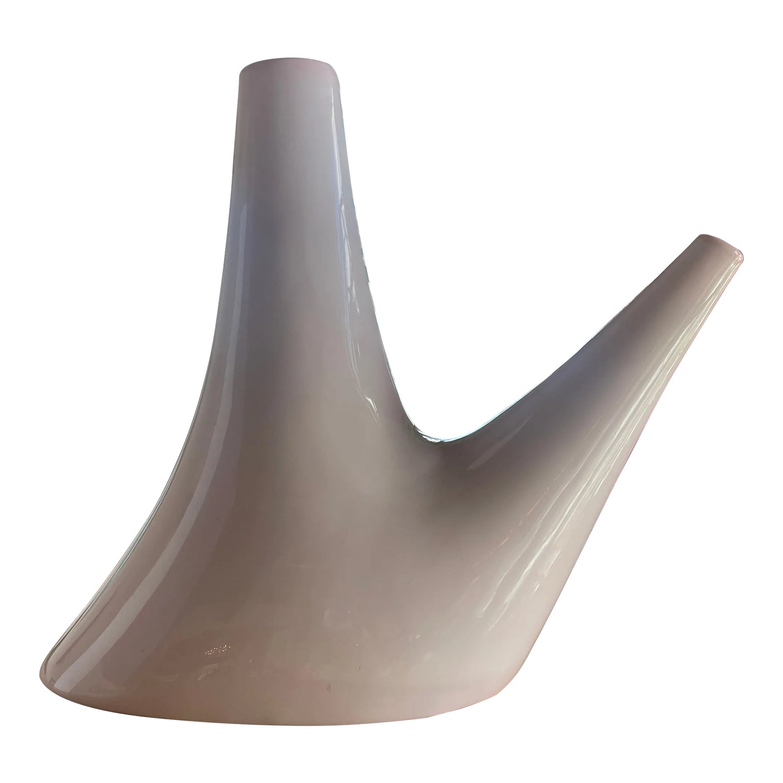 Vintage Karim Rashid Large Ovo Ceramic Organic Form Bud Vase | Chairish