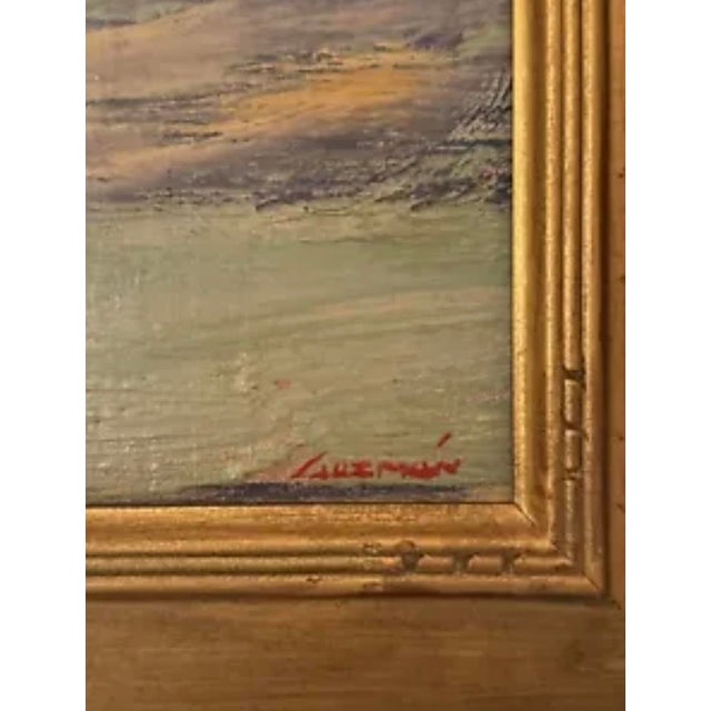 1990s Vintage Juan Guzman Original Painting, Framed | Chairish