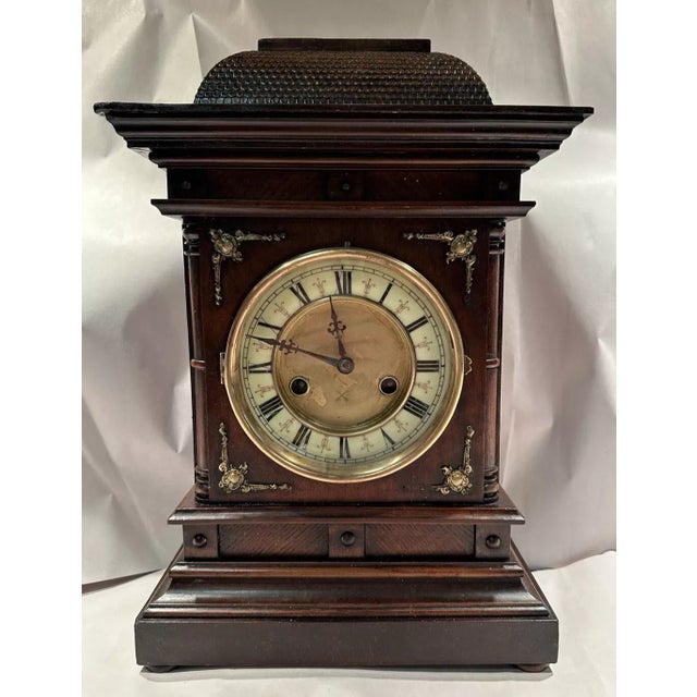 19th Century German Bracket Style Mantel Clock | Chairish