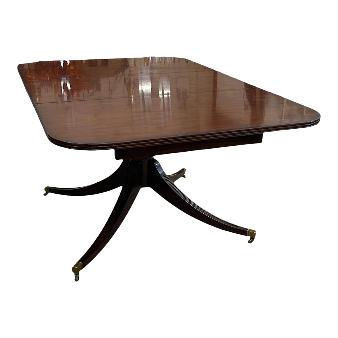 Theodore Alexander Mahogany Dining Table | Chairish