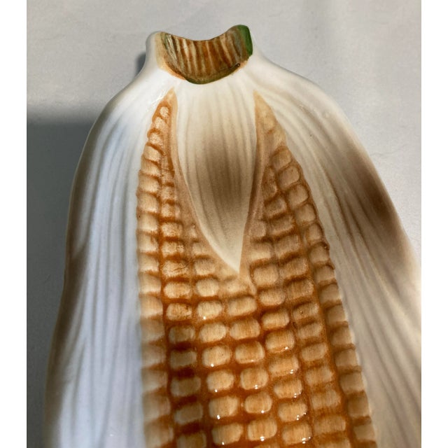 Mid-Century Painted Ceramic Corn on the Cob Holders- Set of 4 | Chairish