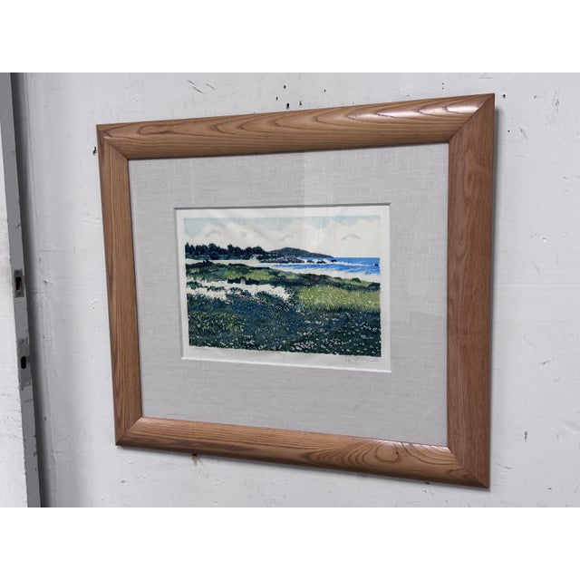 Gordon Louis Mortensen "Wild Flowers" Woodblock Art Print | Chairish