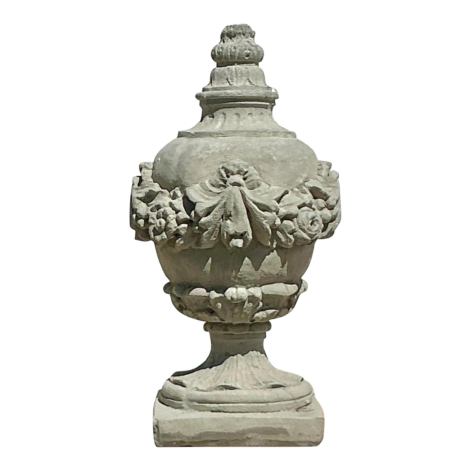 Vintage Regency Cast Concrete Architectural Artifact | Chairish