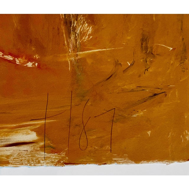 1987 Abstract Expressionist Color Monotype Oil Painting by Tom Lieber ...