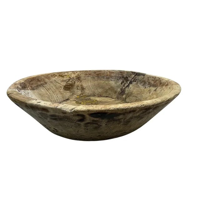 Vintage Wooden Parat Bowl - Small | Chairish