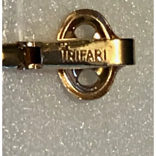 1950s Trifari Faux Tortoise Lucite Hoop Dangle Earrings - 2 Pieces ...