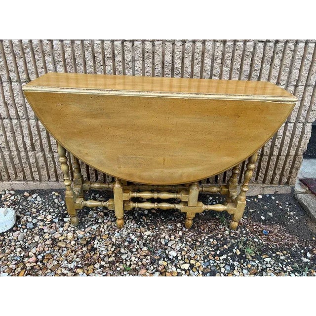 Antique Gate Leg Drop-Leaf Table. 19th Century. | Chairish