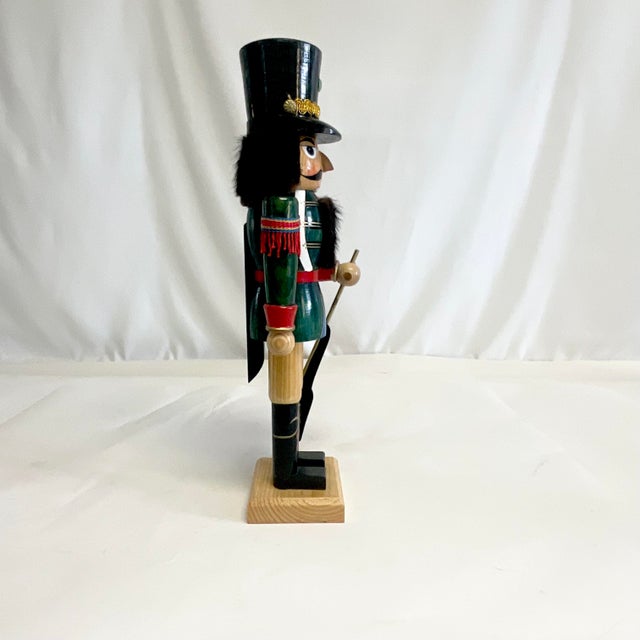 1970s Vintage German Sable Mink Fur Christmas Soldier Nutcracker | Chairish