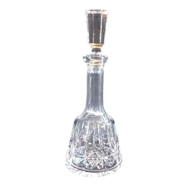 1960s Waterford Rosslare Cut Crystal Decanter | Chairish