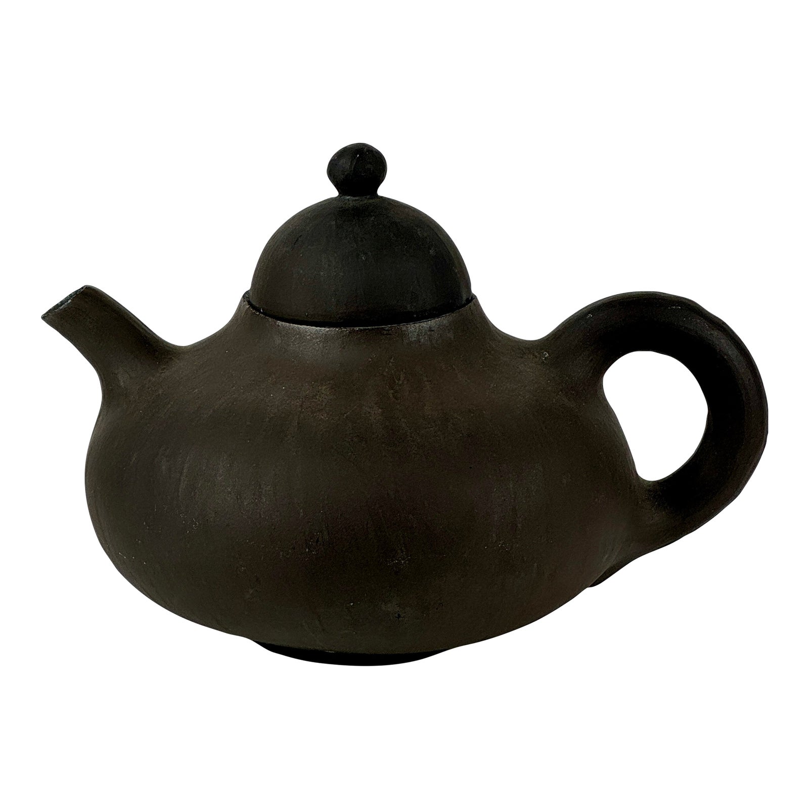 Ceramic Teapot by Danish Artist Maria Phillips, Signed & Dated 1954 ...