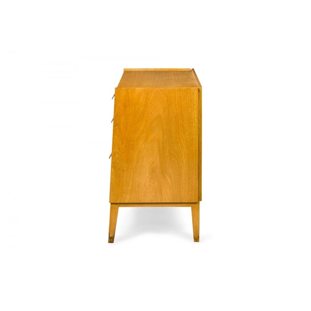Edward Wormley for Dunbar American Mid-Century Maple Three-Drawer Slant ...