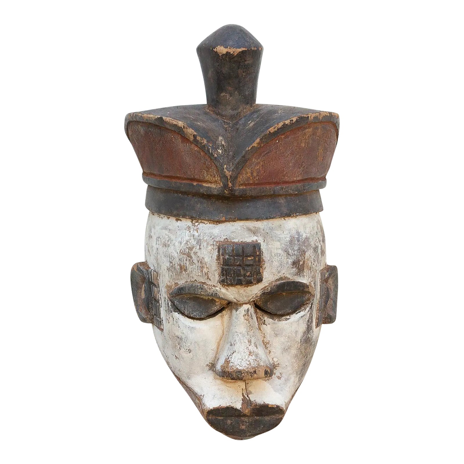 Vintage Igbo Tribe African Mask | Chairish