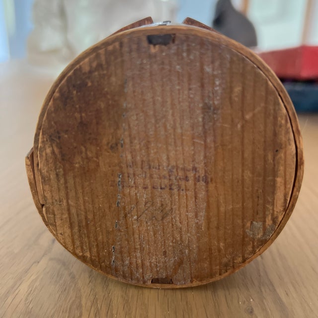 Antique Signed Danish Miniature Tini Wood Box With Tomken | Chairish