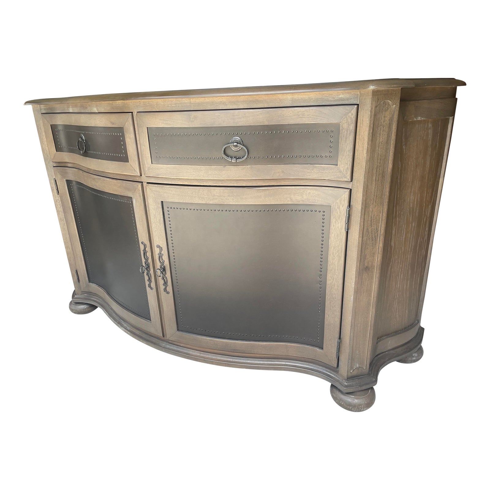 Belgian Oak Buffet in French Truffle Finish by Bernhardt | Chairish