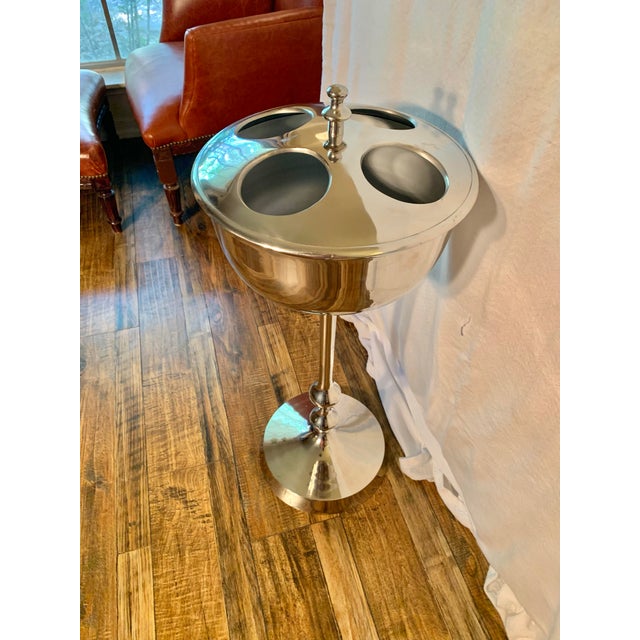 20th Century French Silverplate Bollinger Champagne Chiller Stand ...