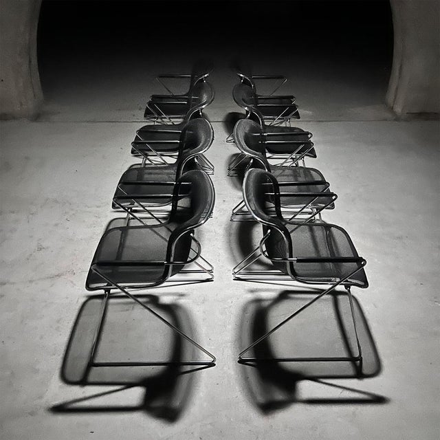 Penelope Chairs attributed to Charles Pollock for Castelli, 1980s, Set ...