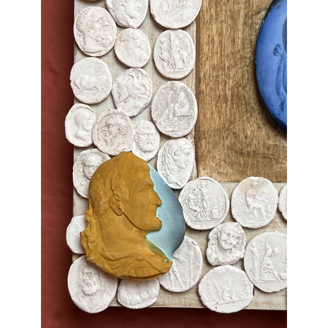 Grand Tour Style Roman Emperors Cameo in Miniature Intaglio Decorated ...