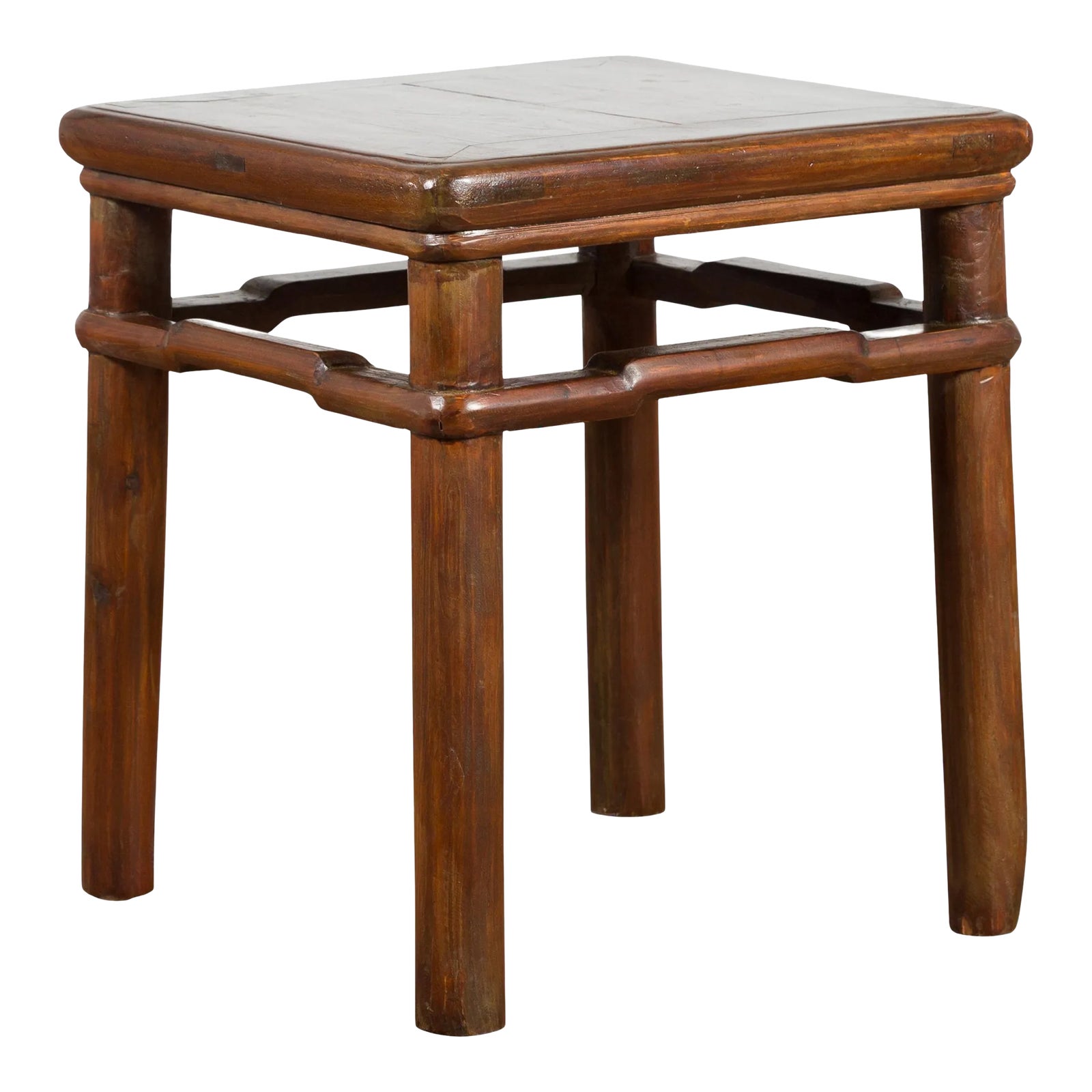 Chinese Qing Dynasty Period 19th Century Side Table with Humpback ...