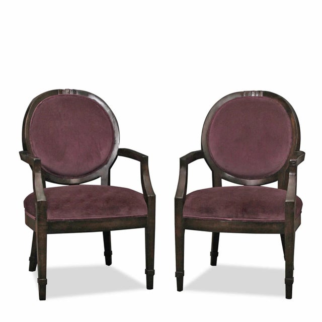 1990s Set of 8 Bausman Fine Furniture 3319 Dining Chairs | Chairish