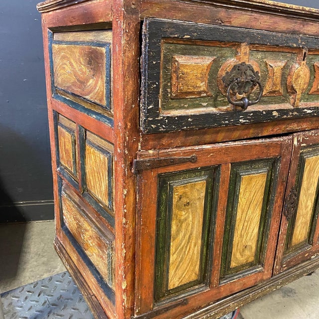 Early 19th Century Spanish Style Chest | Chairish