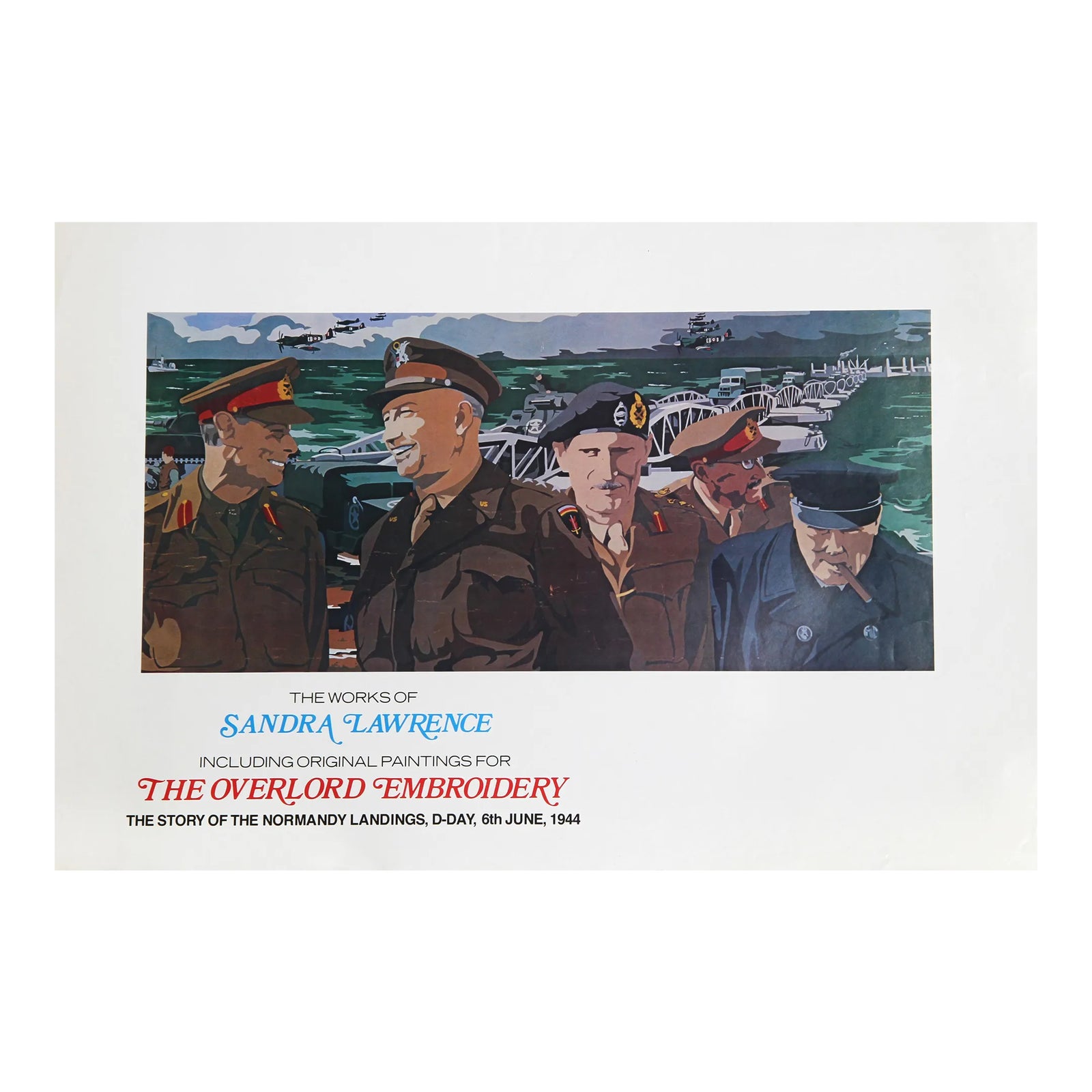 The Overload Embroidery Exhibit, Sandra Lawrence Poster | Chairish