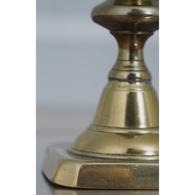 Pair Antique 18th Century Colonial Candlesticks | Chairish