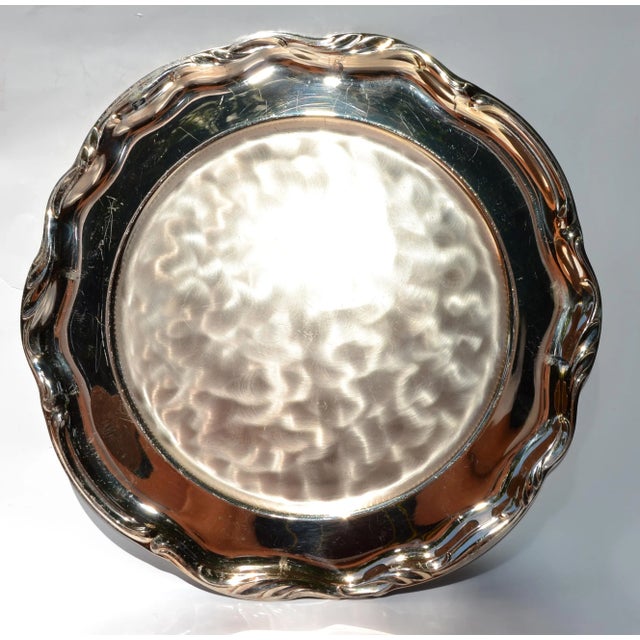 Wmf Ikora Germany Silverplate Round Platter Serving Tray 1970 | Chairish