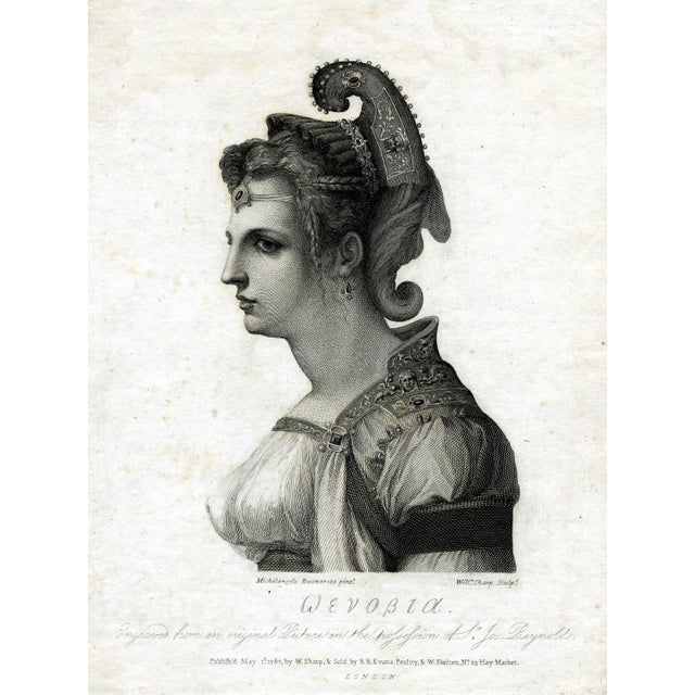 Antique 1787 Zenobia Print | Chairish