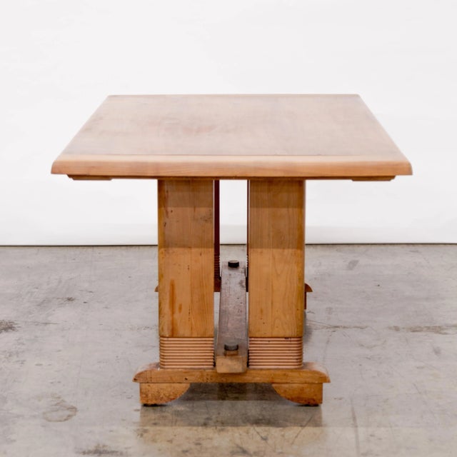 1940s Charles Dudouyt | Brutalist Dining Table | Chairish