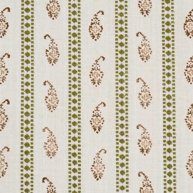 SAMPLE - Schumacher X Rita Konig Eddie Woven Hand Block Print Fabric In ...